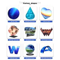 China Heart Shaped Indoor Creative LED Screen LED Billboard Video Wall hopping Mall Subway Welcome Display ext and for sale