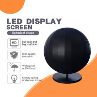 China Creative Full Color Spherical LED Earth Globe Display Screen Customizable Size High Brightness 360 Viewing Angle for for sale