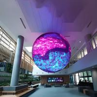 China Indoor Use LED Creative LED Screen Circular Advertising Display Remote Content Management 8K Resolution 360 Viewing for sale