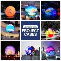 China Customized Full Color Spherical LED Display with 360 Degree View Indoor / Outdoor Use Die Cast Aluminum Cabinet for sale