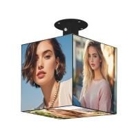 China Indoor / Outdoor Magic Box Creative LED Screen Cube Signs Display Creative Led LED Cube Screen for Retail Store Shop Logo for sale