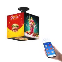 China Indoor / Outdoor Magic Box Creative LED Screen Cube Signs Display Creative Led LED Cube Screen for Retail Store Shop Logo for sale