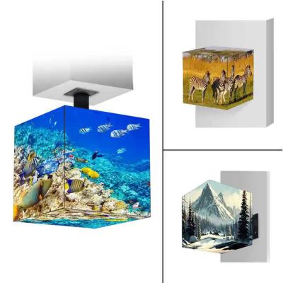 China Indoor Cube Shaped LED Screen Magic Cube Waterproof Electronic Signage Indoor Advertising 5 Face HDR10+ 1080P P2.5 120Hz for sale