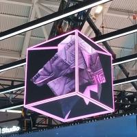 China Customized Cube Shaped Creative LED Screen LED Screen Magic Cube Waterproof Electronic Signage Outdoor Indoor for sale