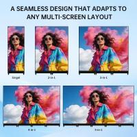 China IP65 Rated Foldable LED Poster Screen Indoor Outdoor Elevator Advertising Display 360 Photo Booth for sale