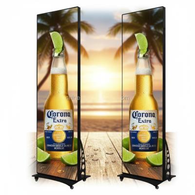 China Mint Color 1080P LED Advertising Display Custom Indoor Outdoor CMS for Shopping Mall for sale