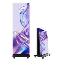 China Roll Banner P1.25 1080P Outdoor LED Poster Screen Digital Advertising Display Custom Brightness for sale