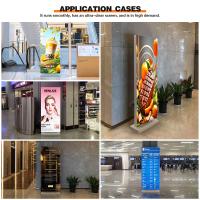 China Mint Color 1080P Outdoor LED Advertising Display Screen Digital Menu Board 2 Year Warranty for sale