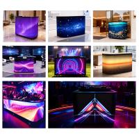 China Slim Outdoor Portable DJ Booth LED Screen Video Wall Welcome Desk Display for Liquor Bar Nightclub Event for sale