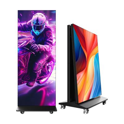 China Ultra Thin Portable Outdoor Indoor LED Poster Screen Digital Banner Video Advertising Display Panel for sale