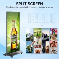 China Ultra Thin Portable Outdoor Indoor LED Poster Screen Digital Banner Video Advertising Display Panel for sale