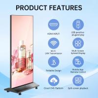China Ultra Thin Portable Outdoor Indoor LED Poster Screen Digital Banner Video Advertising Display Panel for sale