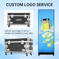 China Ultra Thin Portable Outdoor Indoor LED Poster Screen Digital Banner Video Advertising Display Panel for sale