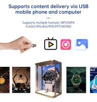 China Custom Indoor LED Display Stand  Exhibitions Advertising Sign Transparent Acrylic Display Case for sale
