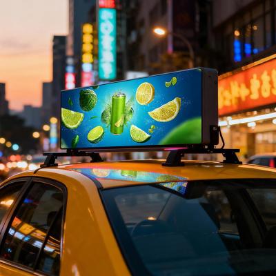 China Led Screen Digital Taxi Led Display Car Roof Outdoor Taxi Advertising Pantalla Watch Led Car Roof LED Panel for sale