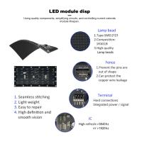 China Motorcycle LED Delivery Box Screen , Takeaway Food Delivery Box LED Display for sale
