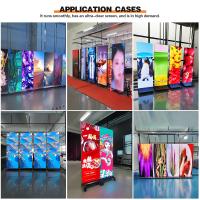 China Touch IP65 Rated LED Poster Screen Display Floor Stand Retail Advertising Digital Signage SDK for sale
