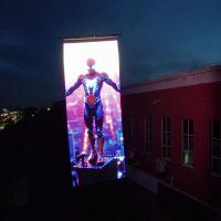 China Custom Flexible Transparent LED Screen Flexible Transparent LED Film Display Digital Advertising Flying LED Display for sale
