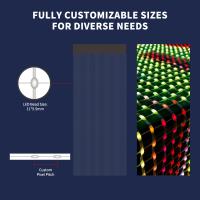 China Drone Flying LED Screen Full Color Flexible LED Mesh Screen Outdoor for Light Show for sale