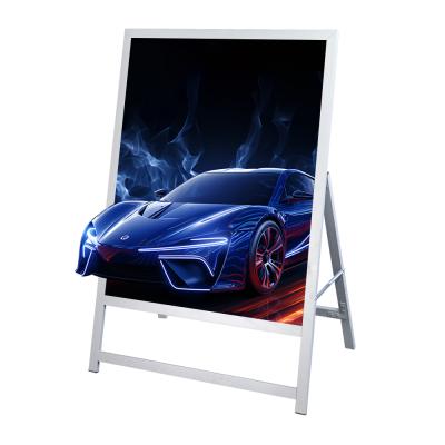 China Portable 43 Inch Touch LED Advertising Display Kiosk USB Power Pixel Pitch 2 Retail Store Mall for sale