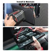 China New Arrival Car Window Windshield Decorative Led Display USB Devil's Eye for Car Demon Eye Screen Truck Bus Flexible LED for sale