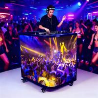 China Customized Flexible LED DJ Screen Pixel Stage Events Video Wall Panel Music Performance Display for Club Party Event for sale