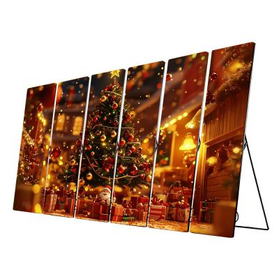 China Wall Mount Customizable Indoor LED Advertising Display Screen Floor Standing Hanging Multimedia Device for sale