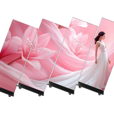 China Smart Double Sided 4G 5G WiFi LED Poster Screen Outdoor Indoor Digital Video Advertising Display Wireless for sale