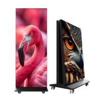 China Seamless Stitching GOB Foldable LED Digital Signage Advertising Display Screen Flight Case Events Billboard for sale