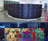China Customized Modular Flexible LED Display Screen 1200nits Brightness for Commercial Video Wall for sale