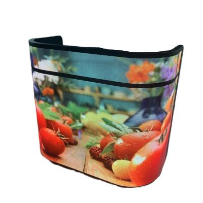China Wholesale Hotel Bar Counter Table Advertising P1.5 8K Waterproof Flexible Display Led Screen Floor Stand for sale