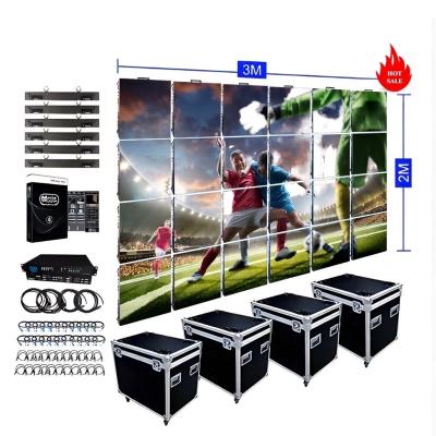 China Outdoor IP65 LED Video Wall Display Panel 3x2 P2.9 Animation Nightclub Church Stage Backdrop LED Screen Concert for sale