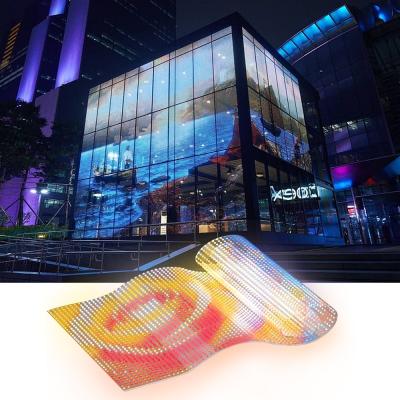 China P4 High Transparency LED Glass Display, 1000×500mm Indoor Transparent Screen for Commercial Storefront & Mall Decoration for sale