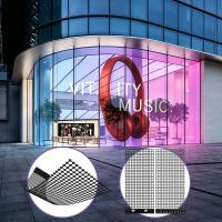 China Wholesale 500x1000mm Transparent Holographic Film LED Screen High Transparency 3D Holographic Display for Storefront for sale