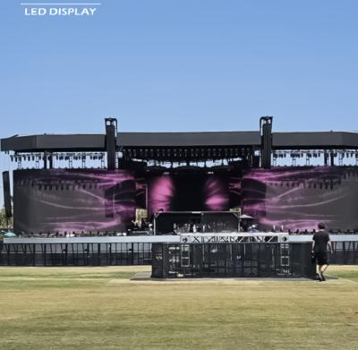China IP30 Rental LED Video Wall Model LCF OSF PH10 Featuring Durable Design and High Brightness for Rental Event Applications for sale