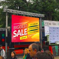 China P1.25 GOB Super Thin Rolling LED Screen Full Color Indoor LED Display, Assembled By Modules for sale