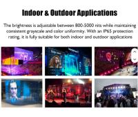 China Waterproof P3.9 P7.8 Ultra Transparent Rental Hanging Stacking Stage Led Screen Display 1000*500Mm Indoor Outdoor Video Wall for sale