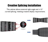 China P1.25 GOB Super Thin Rolling LED Screen Full Color Indoor LED Display, Assembled By Modules for sale