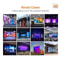 China P3.91 Indoor & Outdoor LED Display IP43 1000nits Wall / Ceiling Mount Rental LED Panel for sale