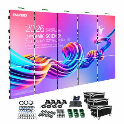 China P2.6 P2.9 P3.91 Waterproof LED Display Video Wall 4mX3m Full System 500×500mm Die Cast Aluminum Indoor Outdoor Rental LED Screen for sale
