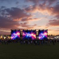 China Indoor Outdoor Rental LED Video Wall 500x500 Die Cast Aluminum Cabinet P2.91 P3.91 P4.81 LED Display for sale
