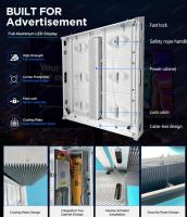 China Advertising LED Screen P4 Aluminum Cabinet ETL Certified Common Cathode Display Outdoor for Urban Plaza Media Landmark for sale