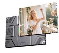 China Full Aluminum Energy Saving Outdoor LED Video Wall for Auto Service Center Car Dealership Entrance 4500 Nits IP66 Screen for sale