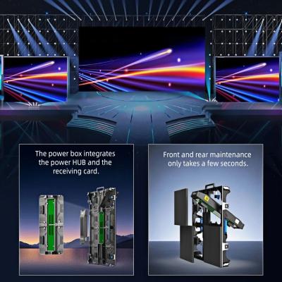 China Outdoor Rental LED Screen P3.91 Pixel Pitch IP65 Waterproof Full Color Display Video Wall for sale