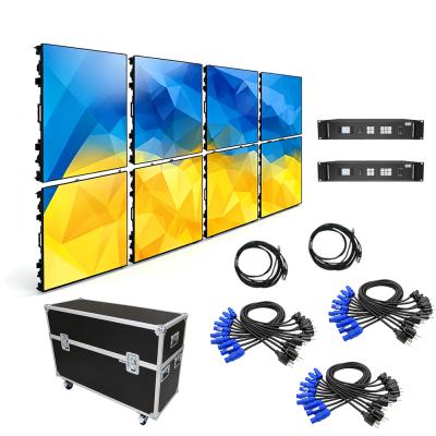 China Smart LED Video Display Screen Digital Advertising Wall App & Remote Control for Hospital Company Stage Rental for sale