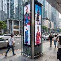 China High-quality Lightweight Streamlined P10 Outdoor LED Billboard Screen for Durable Roadside Advertising for sale
