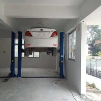 China Basement Style 2 Post Car Lift 8800 lbs Capacity 71