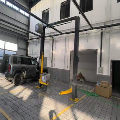 China 4.5T Cylinder Driven 2 Post Car Lift 9900lbs Heavy Duty with Single Point Release for sale