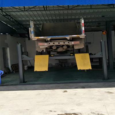 China T440D 4 Post Car Lift 4000kg 3 CBM Hydraulic Vehicle Hoist with Safety Locks for sale