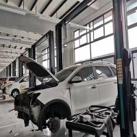 China T240M-1 Hydraulic 2 Post Vehicle Lift 8800lbs 220V 380V for Quick Turnarounds for sale